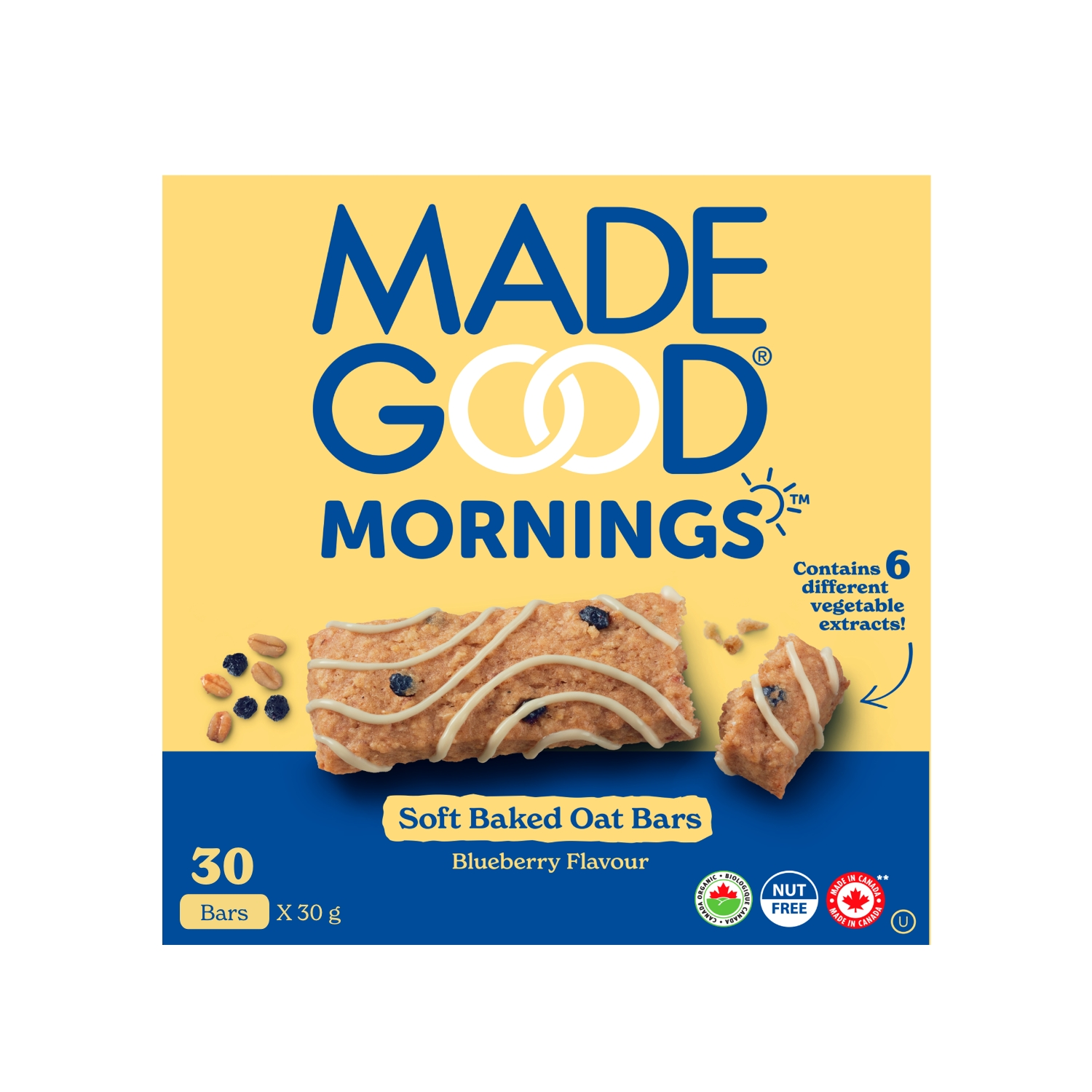 Mornings Oat Bars – MadeGoodFoods-Canada