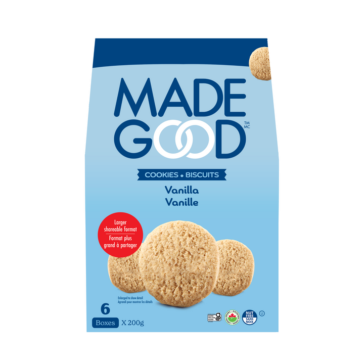 NEW! MadeGood Vanilla Crunchy Cookies | Organic, non-GMO ...