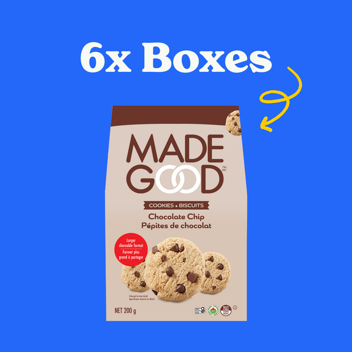 NEW! MadeGood Chocolate Chip Crunchy Cookies (Value 6-Pack ...