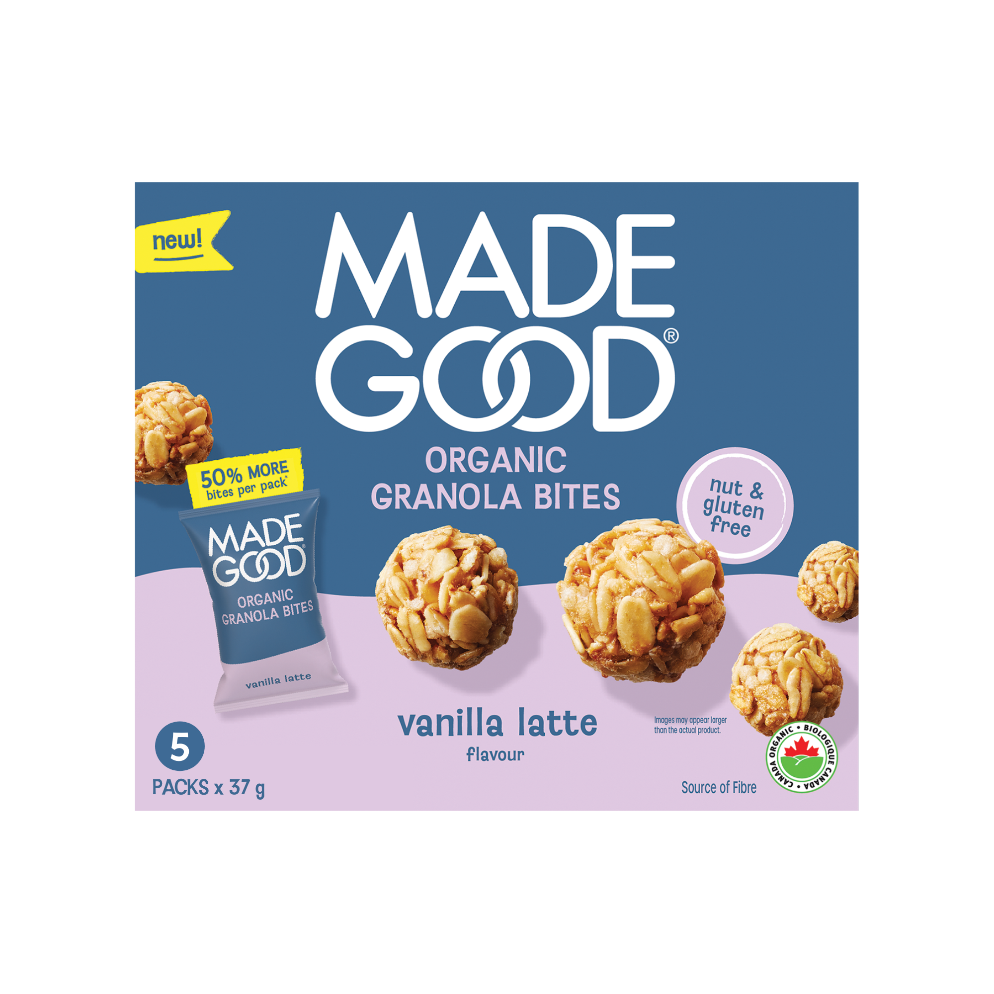 Vanilla Latte Organic Granola Bites – MadeGoodFoods-Canada
